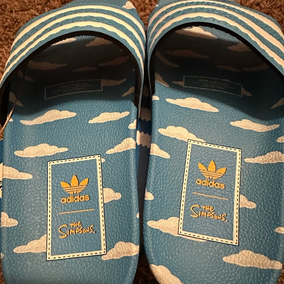 adidas | Shoes | Adidas X The Simpsons Slides Size 5y | Poshmark